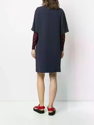 Kenzo Logo-embroidered Shift Dress