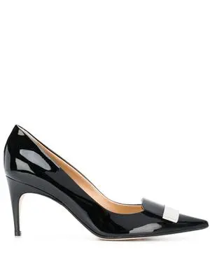 SERGIO ROSSI Pointed Bow Pumps