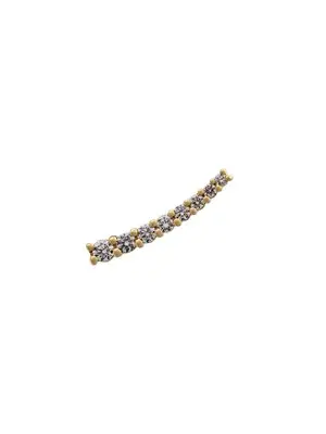 ALINKA 18kt Yellow Gold Dasha Small Diamond Cuff Earring - Metallic