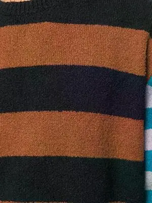 PAURA Panelled Striped Jumper