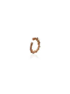 SUZANNE KALAN 18kt Fireworks Sapphire Hoop Earrings
