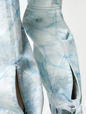 Off-White Tapered Bleached Jeans