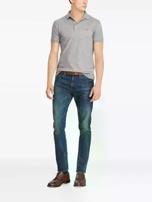 Polo Ralph Lauren Logo-embroidered Polo Shirt - Grey