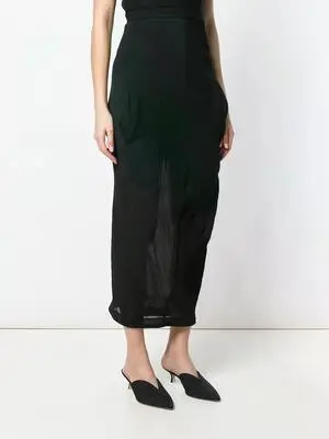 Comme Des Garçons 1992 Sheer Fitted Skirt