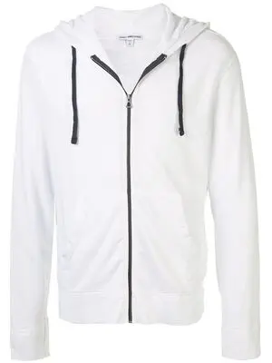 JAMES PERSE James Perse Plain Zipped Hoodie