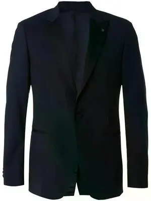 LARDINI Pointed Lapels Suit Jacket