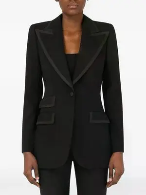 Dolce & Gabbana Piped-trim Single-breasted Blazer
