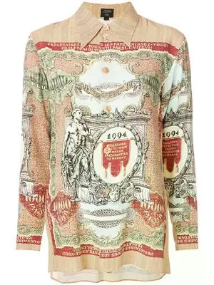 JEAN PAUL GAULTIER Printed Long Sleeve Shirt