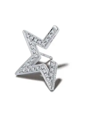 TASAKI 18kt Star Earrings - Silver