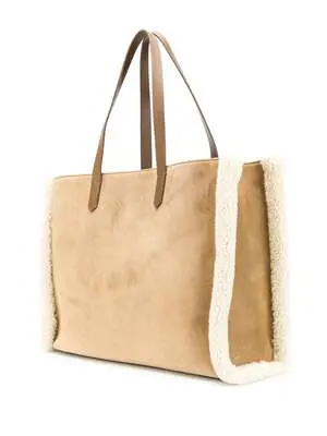 GOLDEN GOOSE Textured Fleece Tote Bag