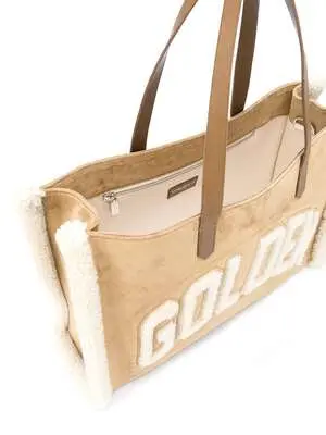 GOLDEN GOOSE Textured Fleece Tote Bag