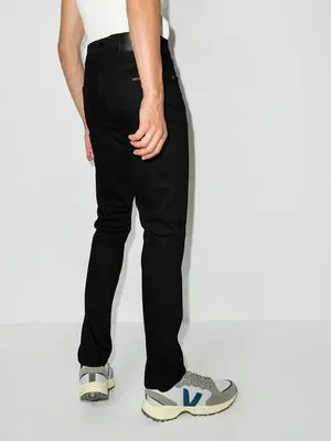 Nudie Jeans Lean Dean Slim-leg Jeans - Black