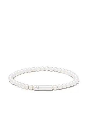 Le Gramme Le 25g Beaded Bracelet - Silver