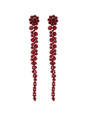 SIMONE ROCHA Crystal-Embellished Drop Earrings