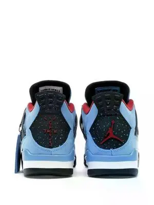 JORDAN X Travis Scott Air 4 Retro Cactus Jack Sneakers - Blue