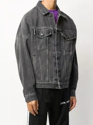 Palm Angels Logo-print Denim Jacket