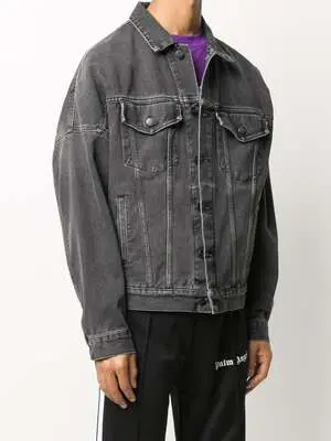 Palm Angels Logo-print Denim Jacket