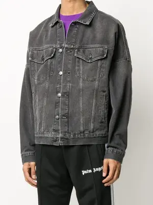 Palm Angels Logo-print Denim Jacket