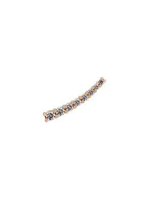 ALINKA Small Dasha Diamond Slider Left Earring - Pink