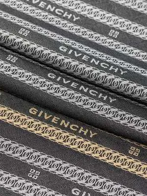 Givenchy Logo Embroidered Silk Scarf