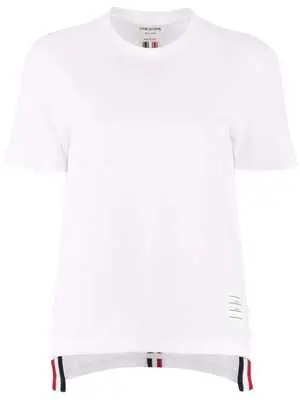 Thom Browne Piqué Stripe Detail T-shirt