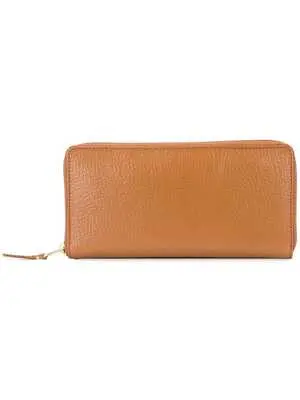 Comme Des Garçons Zipped Around Wallet - Brown
