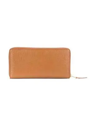 Comme Des Garçons Zipped Around Wallet - Brown
