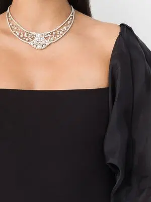 Yoko London 18kt White Gold Diamond Heirloom Necklace