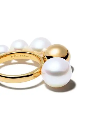 TASAKI 18kt M/g Shell Ring - Gold