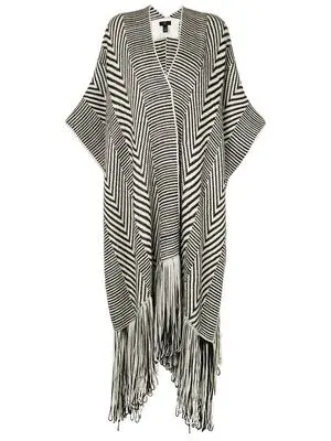 Voz Chevron Knitted Duster