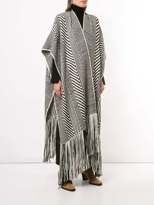 Voz Chevron Knitted Duster