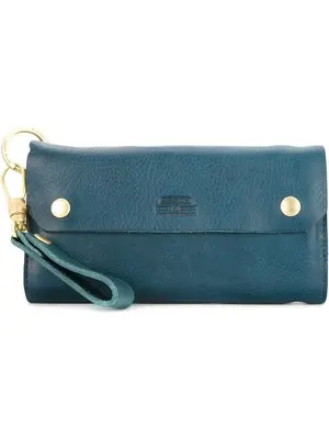 AS2OV Oiled Shrink Long Wallet - Blue