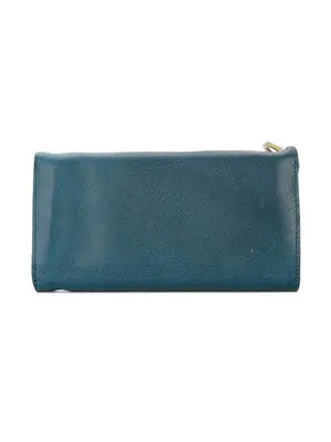 AS2OV Oiled Shrink Long Wallet - Blue