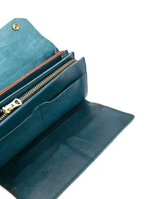AS2OV Oiled Shrink Long Wallet - Blue