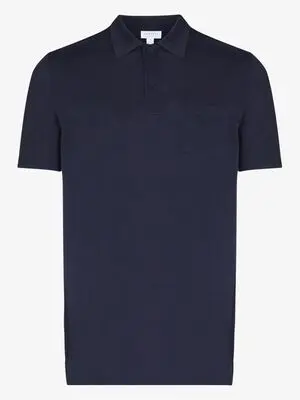 Sunspel Riviera Polo Shirt - Blue