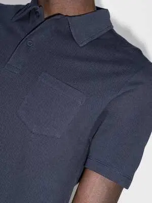 Sunspel Riviera Polo Shirt - Blue