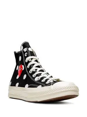 CONVERSE X COMME DES GARONS PLAY Chuck 70 High Top Sneakers