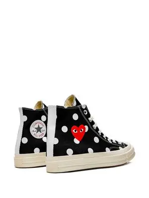 CONVERSE X COMME DES GARONS PLAY Chuck 70 High Top Sneakers