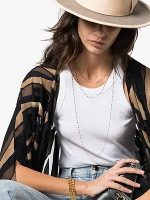 Gigi Clozeau 18kt Rose Gold Beaded Necklace