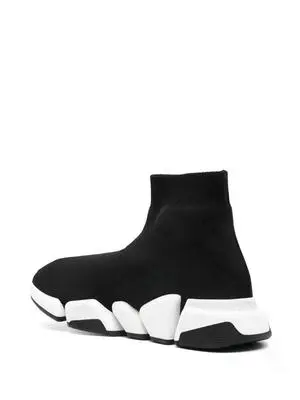 Balenciaga Speed 2.0 Knitted Sneakers - Black