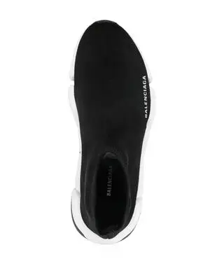 Balenciaga Speed 2.0 Knitted Sneakers - Black