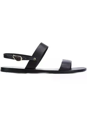 ANCIENT GREEK SANDALS Clio Leather Sandals - Black