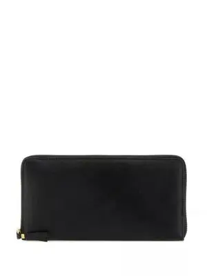Comme Des Garçons Logo-embossed Leather Wallet - Black