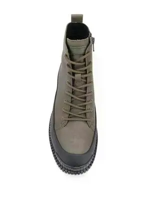 Camper Pix Lace-up Ankle Boots - Green