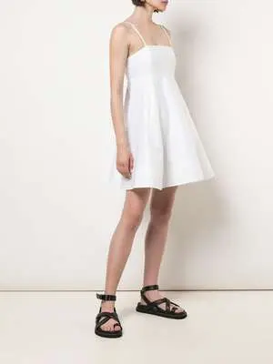 3.1 Phillip Lim Spaghetti Strap A-line Dress - White