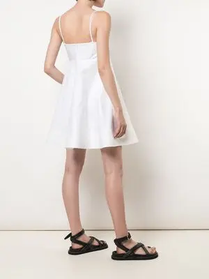 3.1 Phillip Lim Spaghetti Strap A-line Dress - White