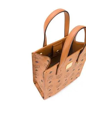 Mcm Monogram Print Tote