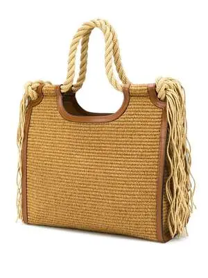 Marni Marcel Summer Raffia Tote Bag - Brown