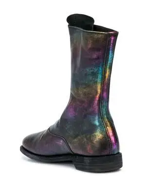 Guidi Iridescent Ankle Boots