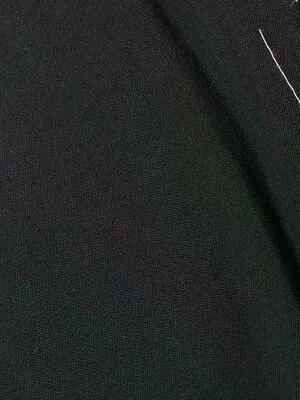 Comme Des Garçons Raw-edge Peplum Dress